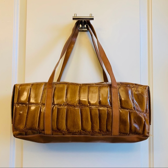 Bags | Danier Brown Leather Purse Made In Italy | Poshmark